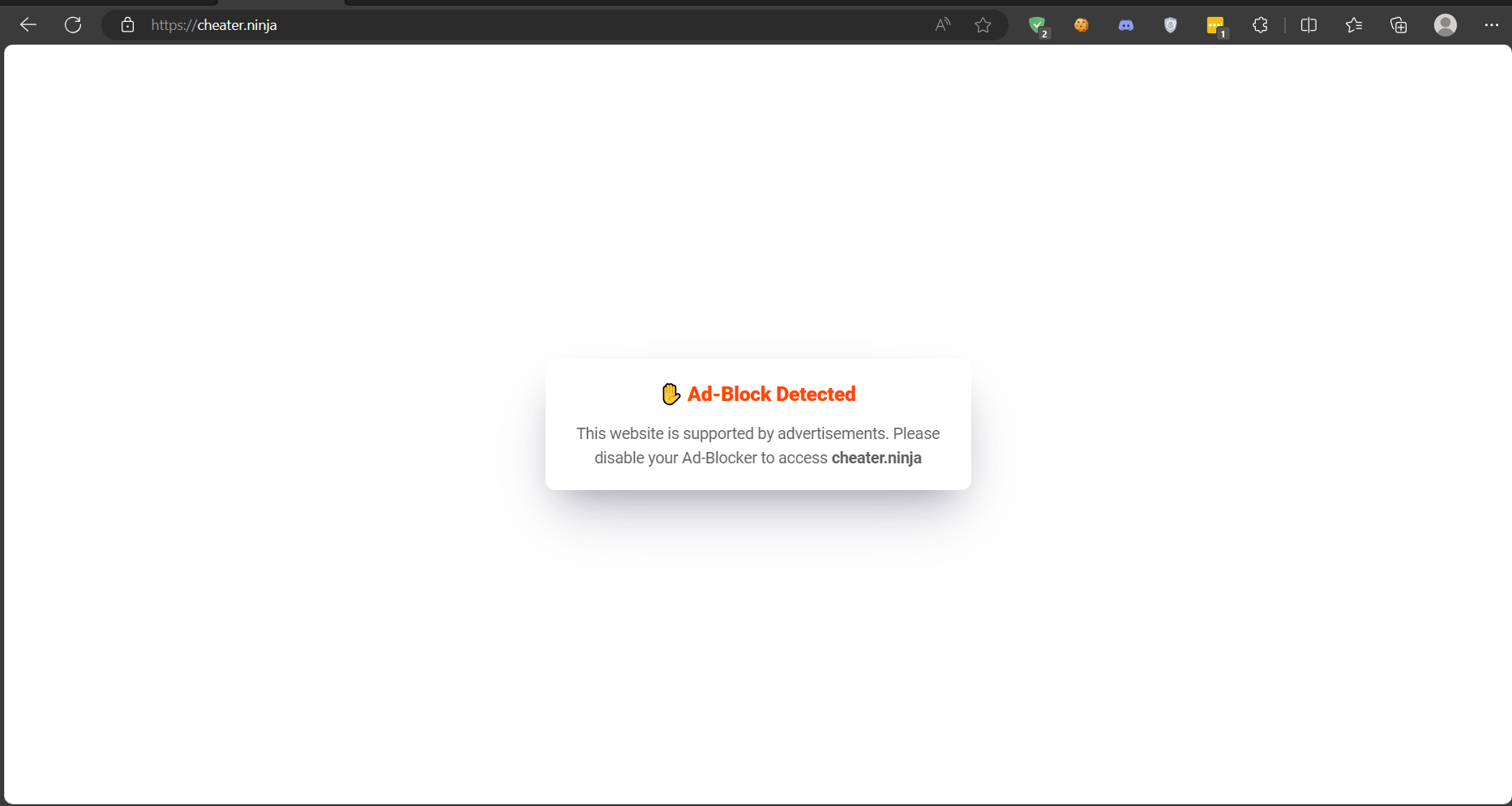 cheater.ninja · Issue #162661 · AdguardTeam/AdguardFilters · GitHub
