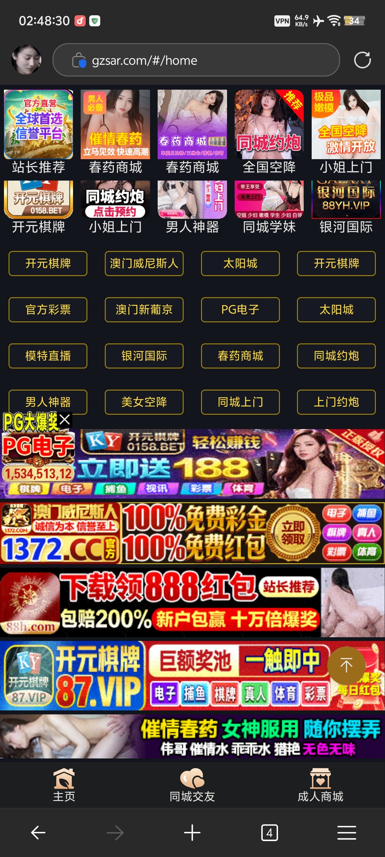 gzsar.com · Issue #202355 · AdguardTeam/AdguardFilters · GitHub