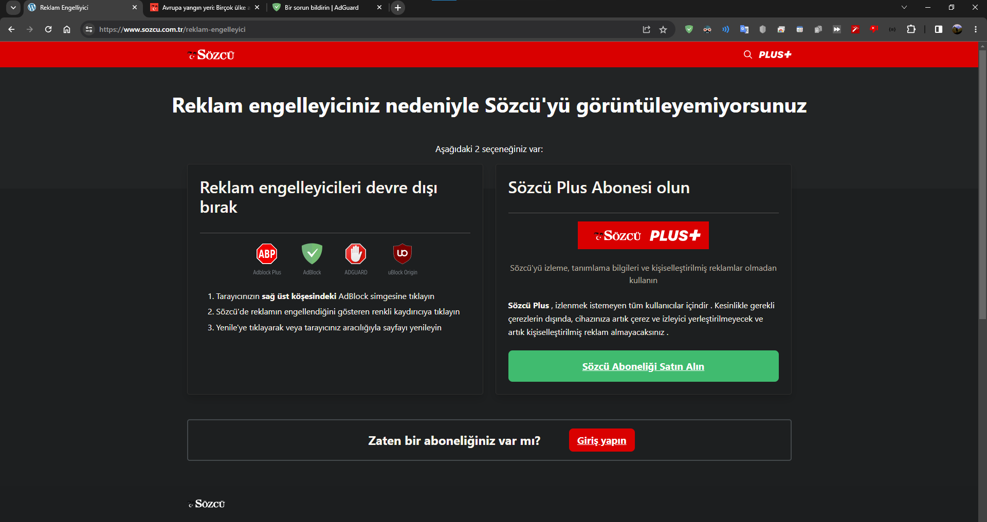 www.sozcu.com.tr · Issue #159870 · AdguardTeam/AdguardFilters · GitHub