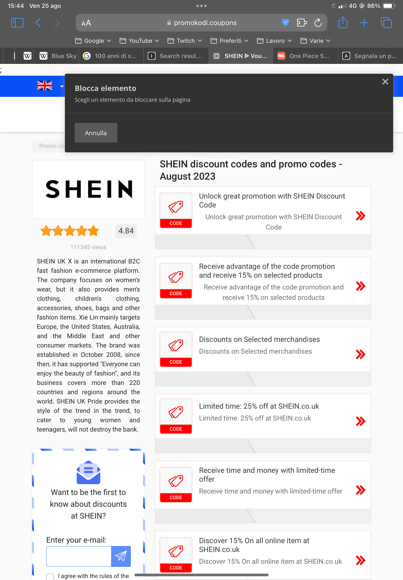 promokodi.coupons · Issue #160025 · AdguardTeam/AdguardFilters · GitHub
