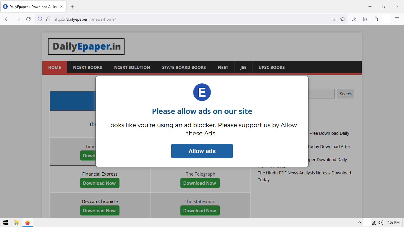 dailyepaper.in · Issue #156824 · AdguardTeam/AdguardFilters · GitHub