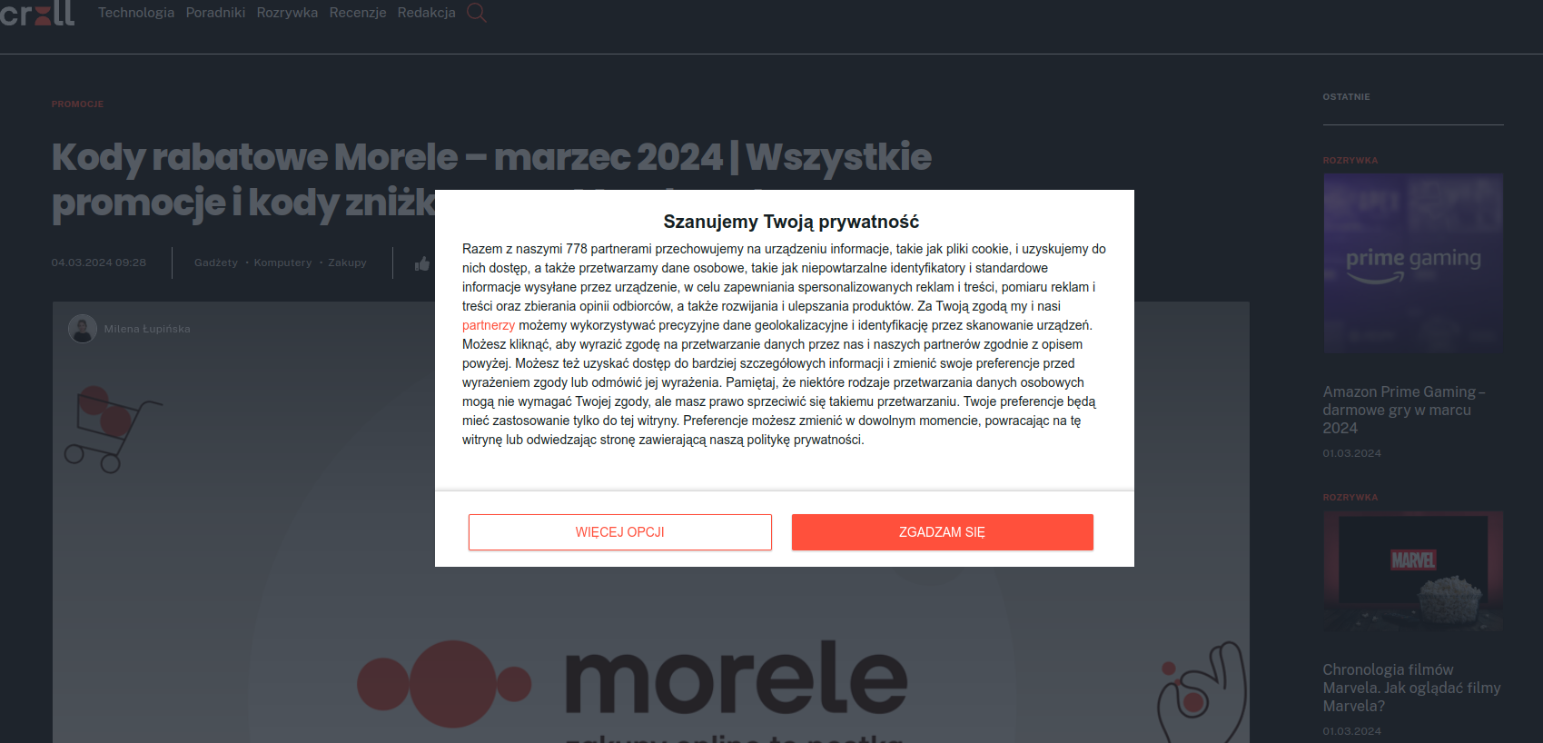 scroll.morele.net · Issue #174101 · AdguardTeam/AdguardFilters · GitHub