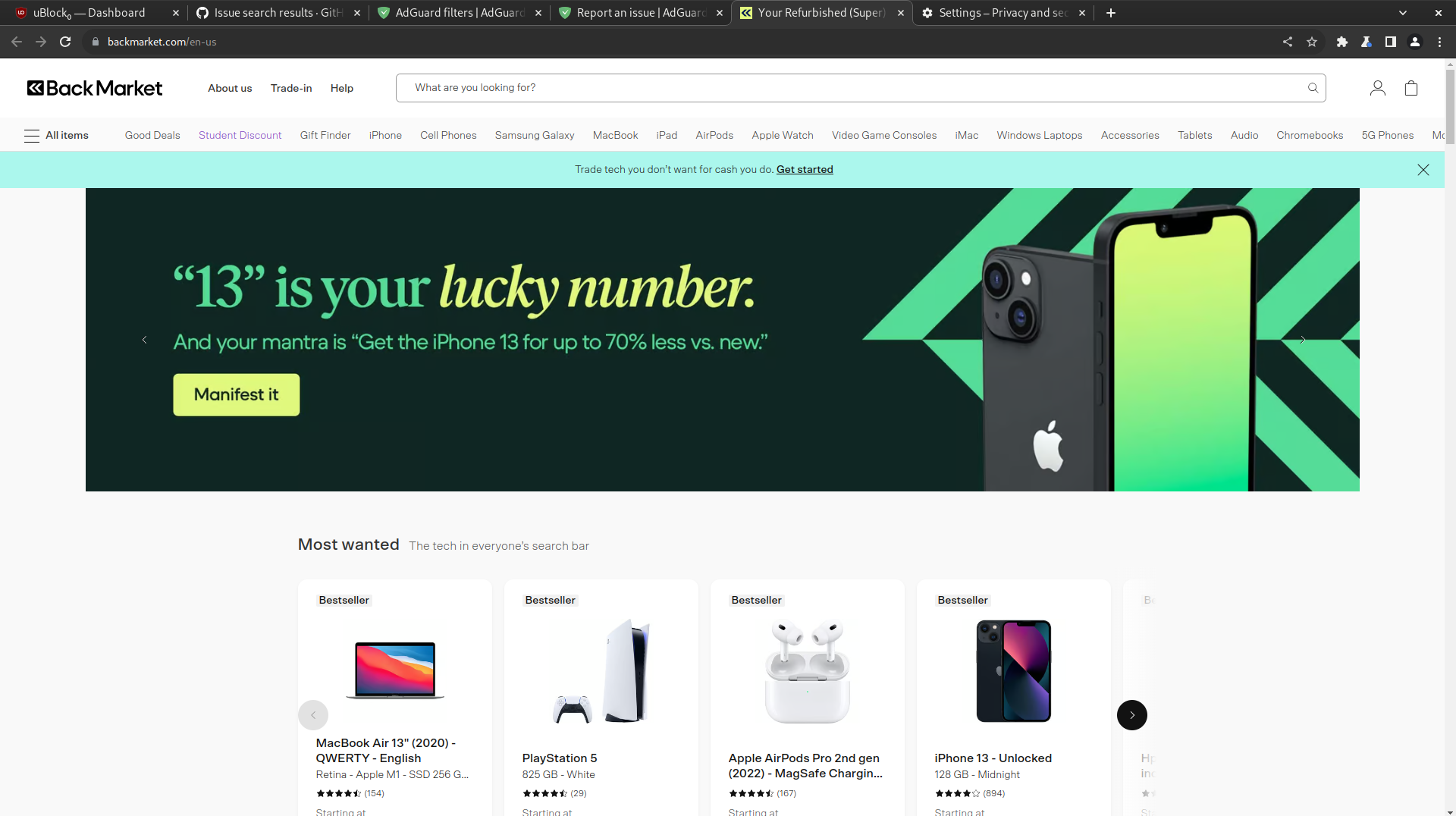 backmarket.com · Issue #174052 · AdguardTeam/AdguardFilters · GitHub