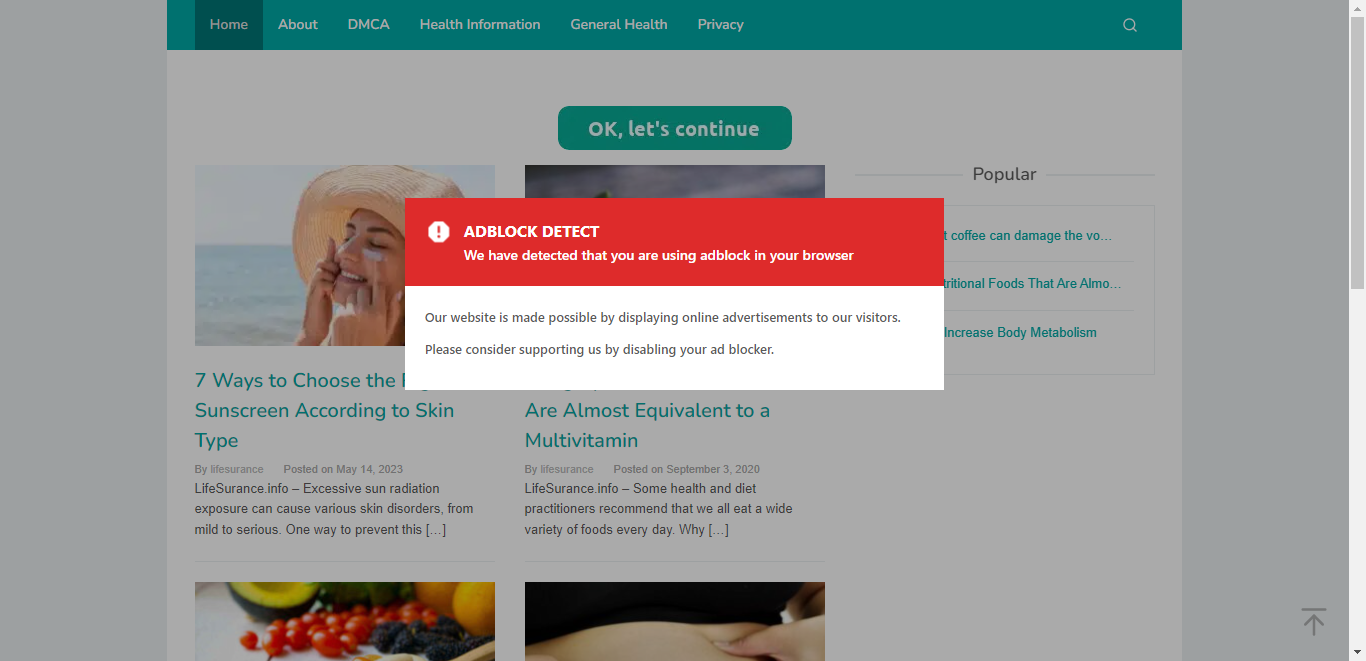 lifesurance.info · Issue #157502 · AdguardTeam/AdguardFilters · GitHub