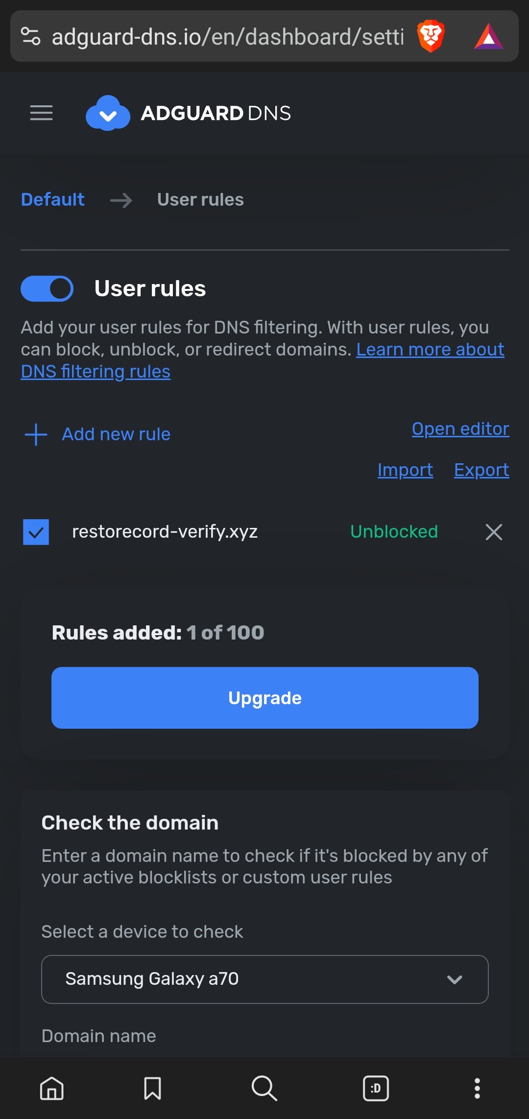 restorecord-verify.xyz · Issue #176897 · AdguardTeam/AdguardFilters ...
