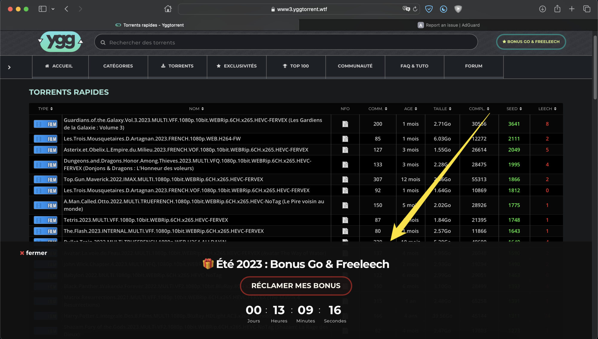 www3.yggtorrent.wtf · Issue #159551 · AdguardTeam/AdguardFilters · GitHub