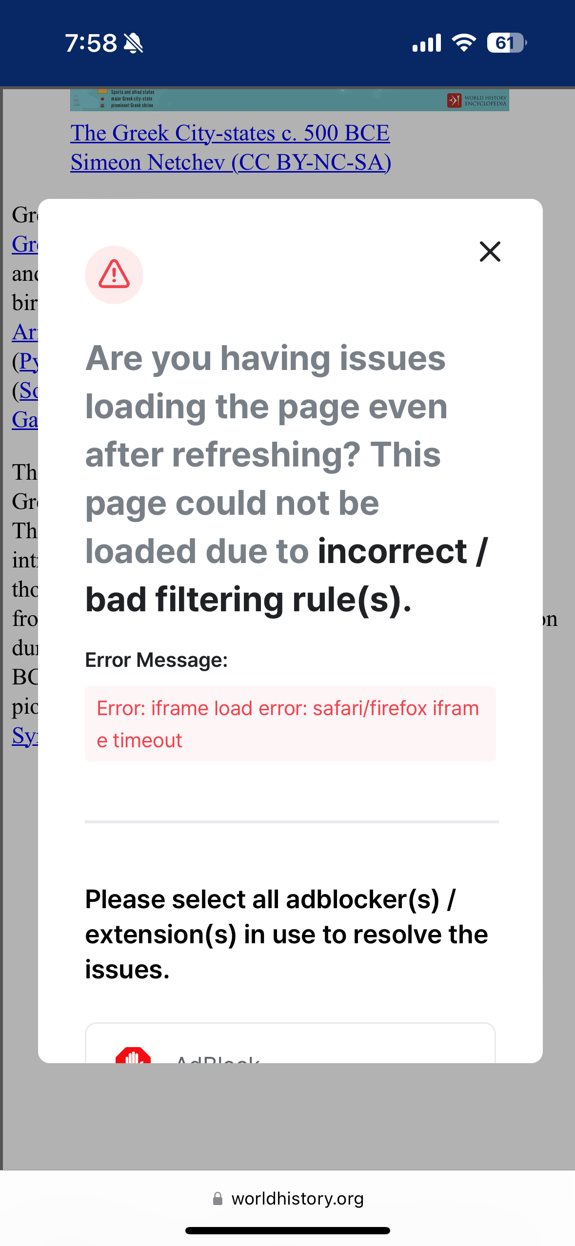 www.worldhistory.org · Issue #174961 · AdguardTeam/AdguardFilters · GitHub