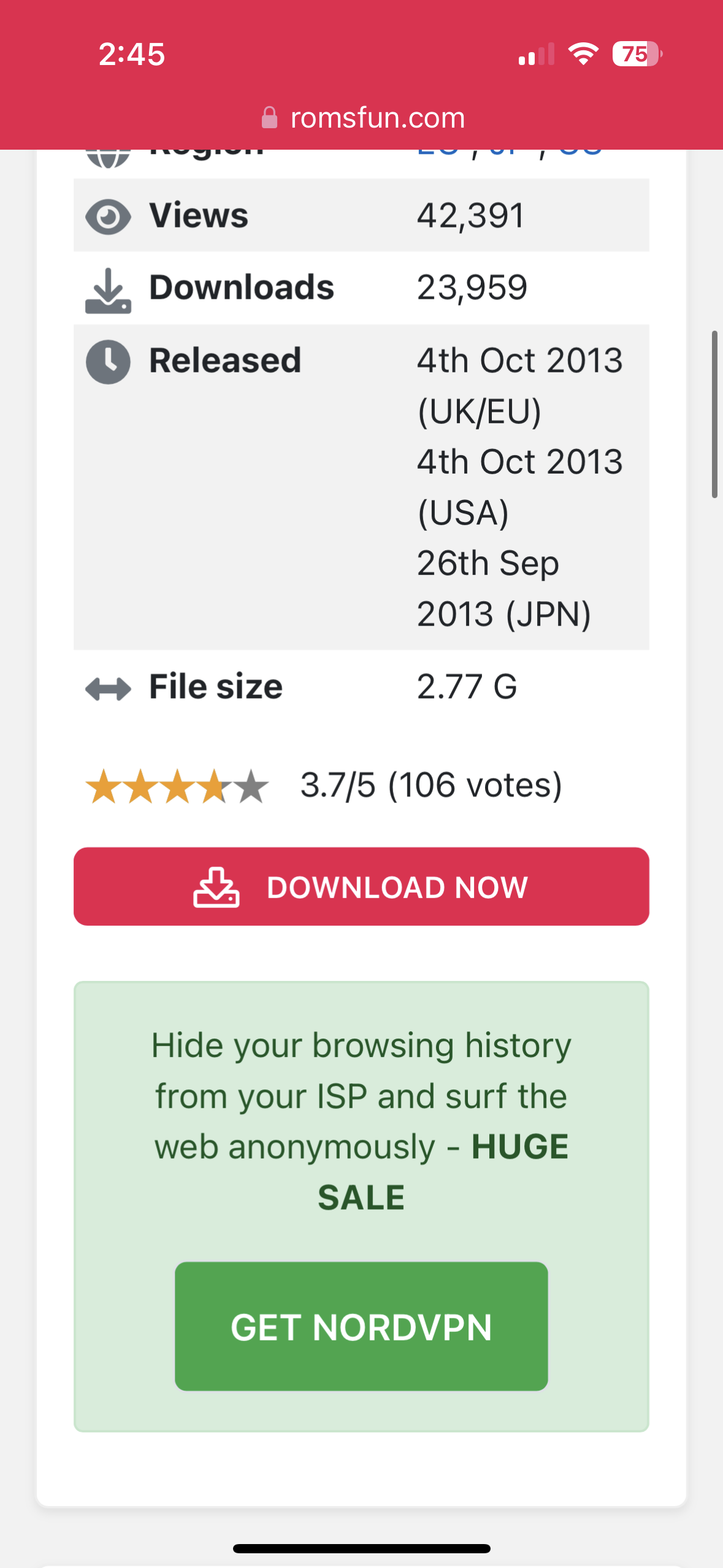 romsfun.com · Issue #166073 · AdguardTeam/AdguardFilters · GitHub