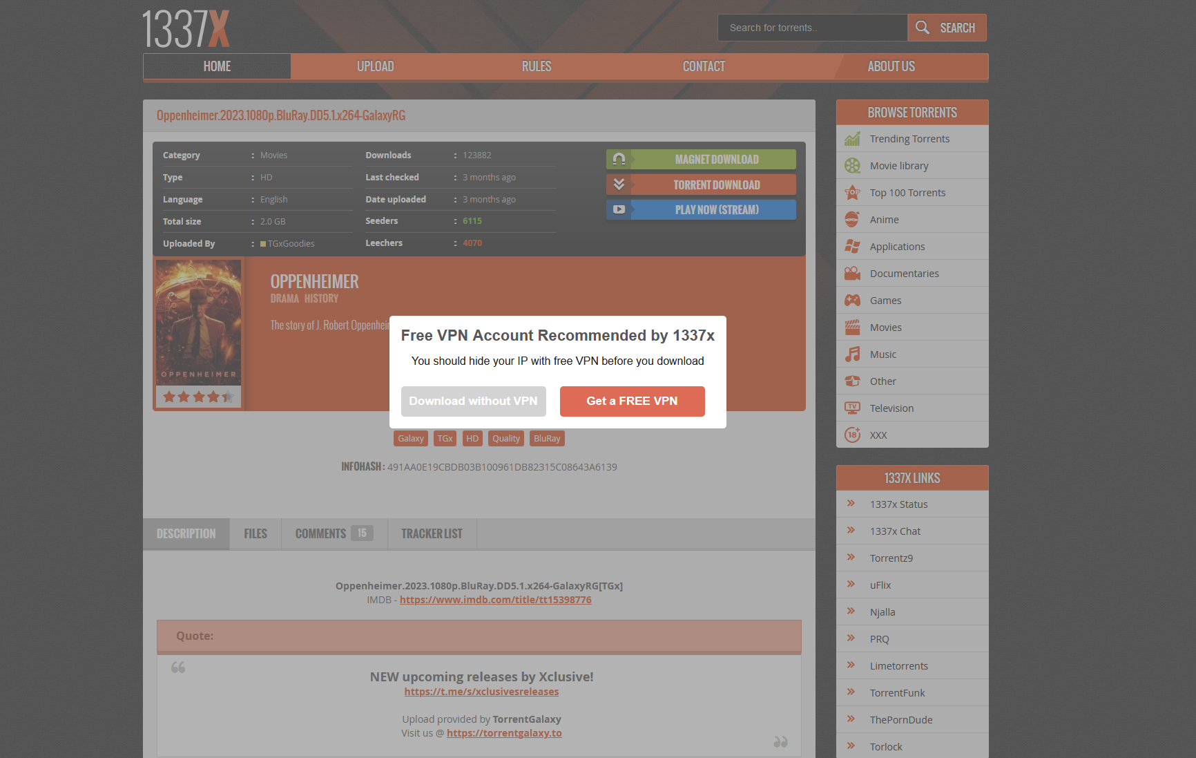 1337x.to · Issue #172918 · AdguardTeam/AdguardFilters · GitHub