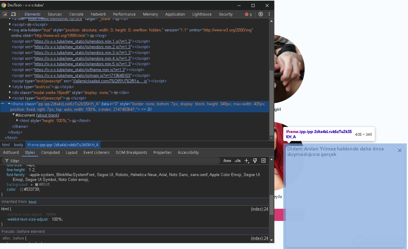 x-x-x.tube · Issue #182532 · AdguardTeam/AdguardFilters · GitHub