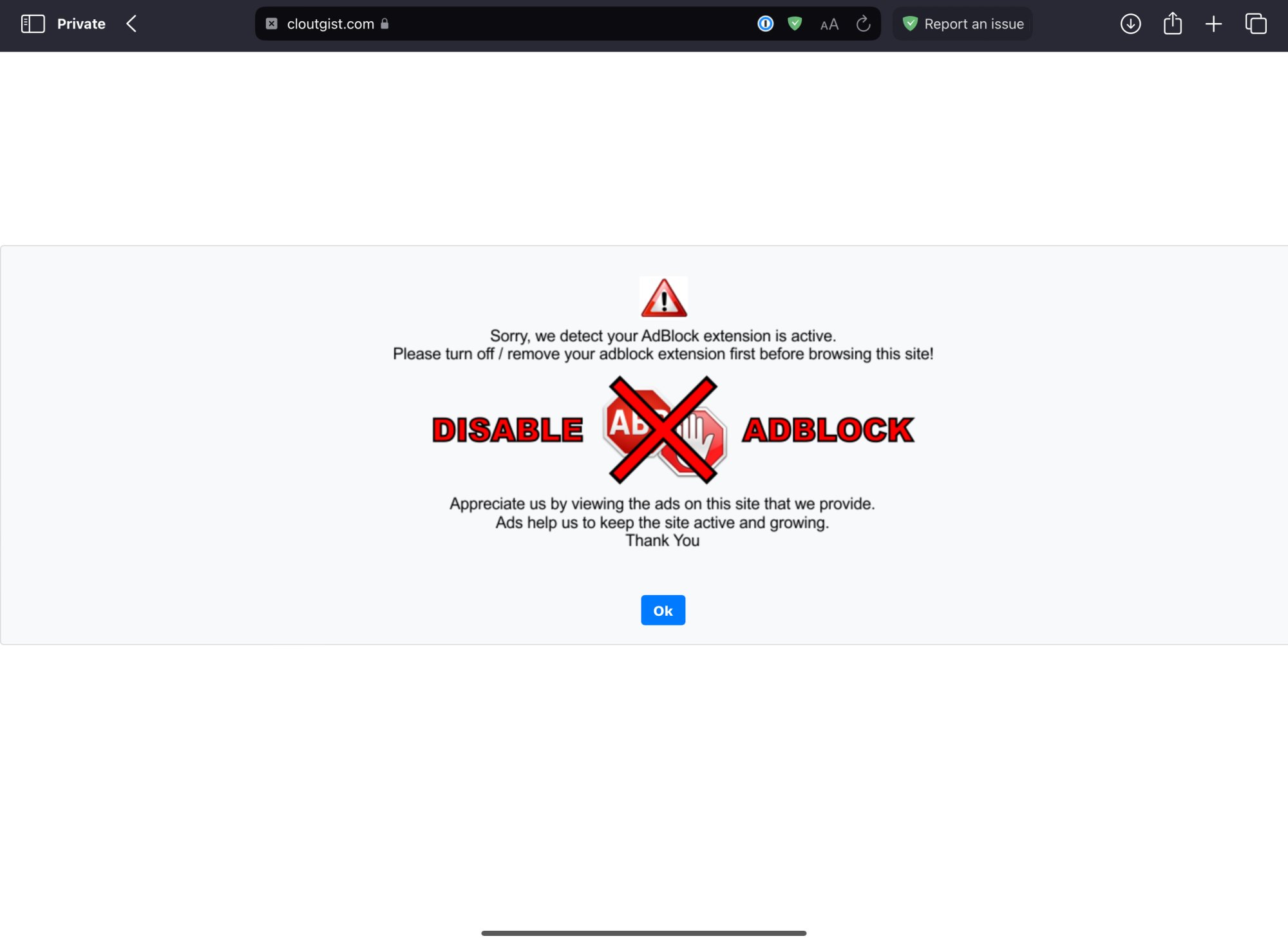 cloutgist.com · Issue #180430 · AdguardTeam/AdguardFilters · GitHub