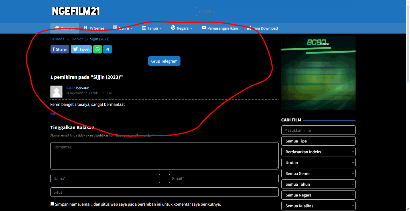 nge-film21.info · Issue #167815 · AdguardTeam/AdguardFilters · GitHub