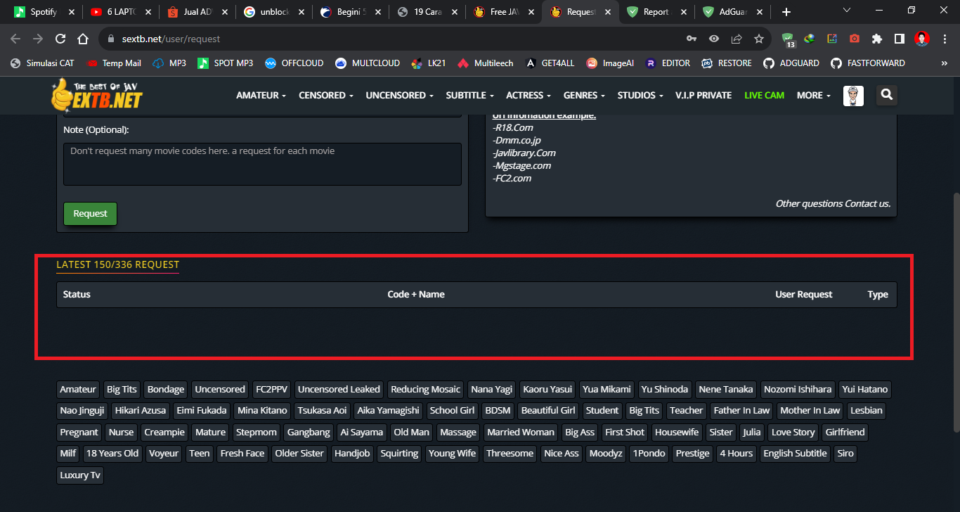 sextb.net · Issue #164248 · AdguardTeam/AdguardFilters · GitHub