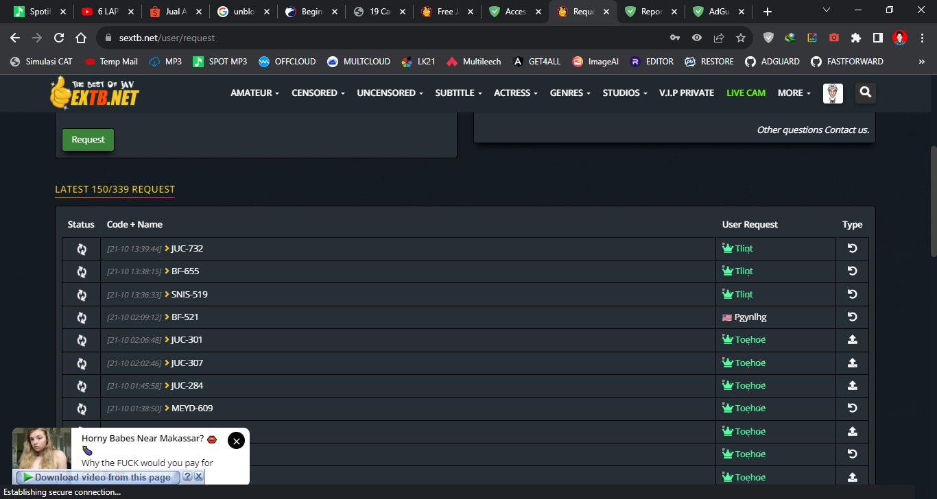 sextb.net · Issue #164248 · AdguardTeam/AdguardFilters · GitHub