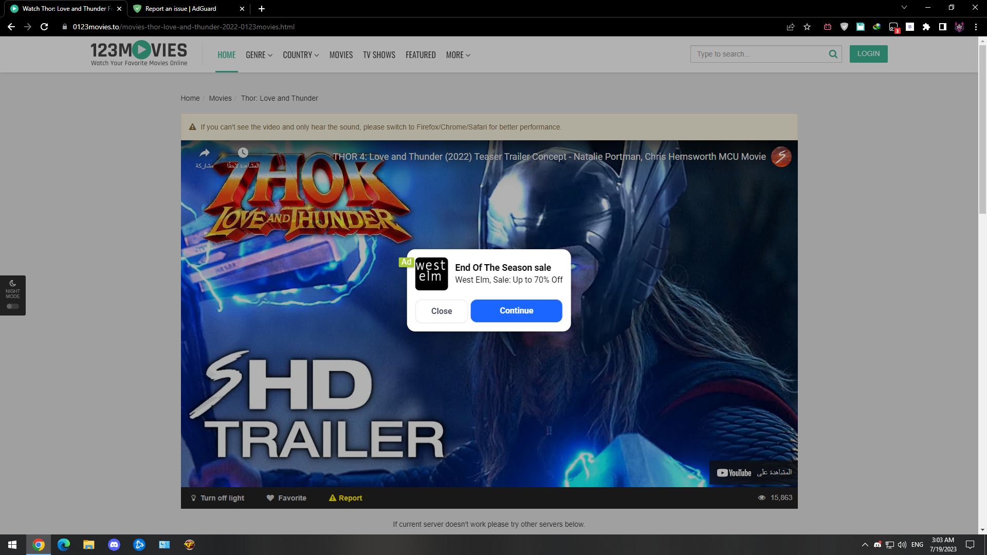 0123movies.to · Issue #156875 · AdguardTeam/AdguardFilters · GitHub