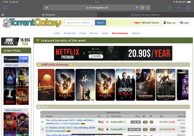 torrentgalaxy.to · Issue #157603 · AdguardTeam/AdguardFilters · GitHub
