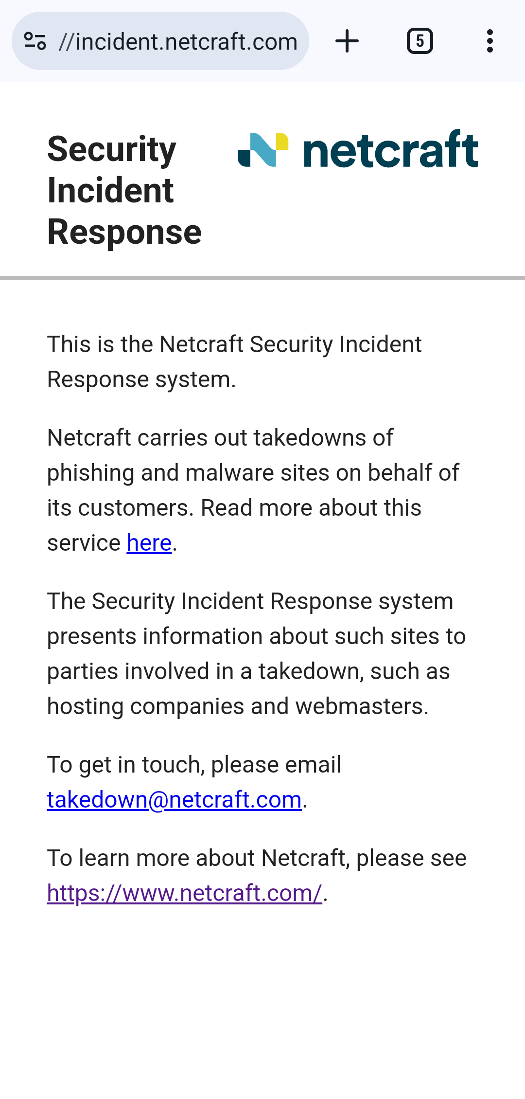 incident.netcraft.com · Issue #164812 · AdguardTeam/AdguardFilters · GitHub