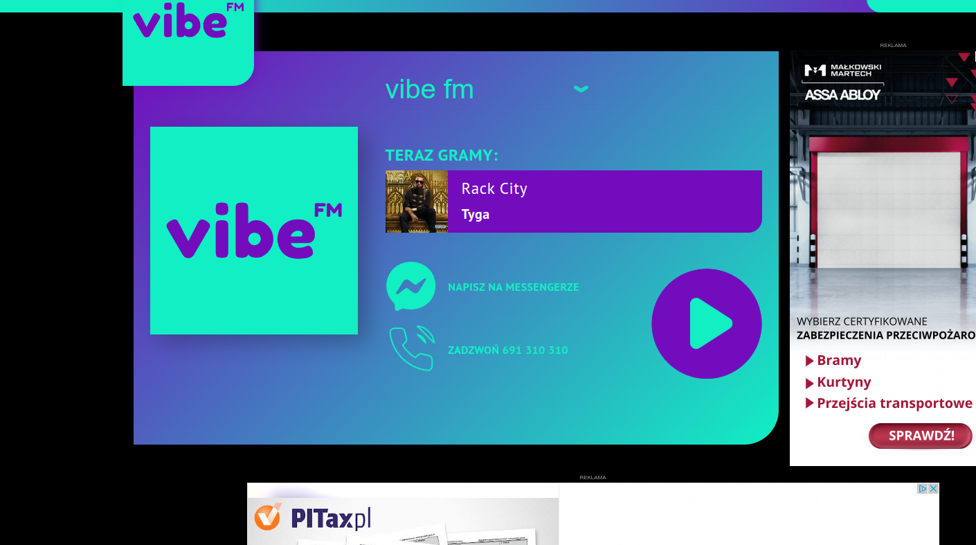 player.vibefm.pl · Issue #173674 · AdguardTeam/AdguardFilters · GitHub