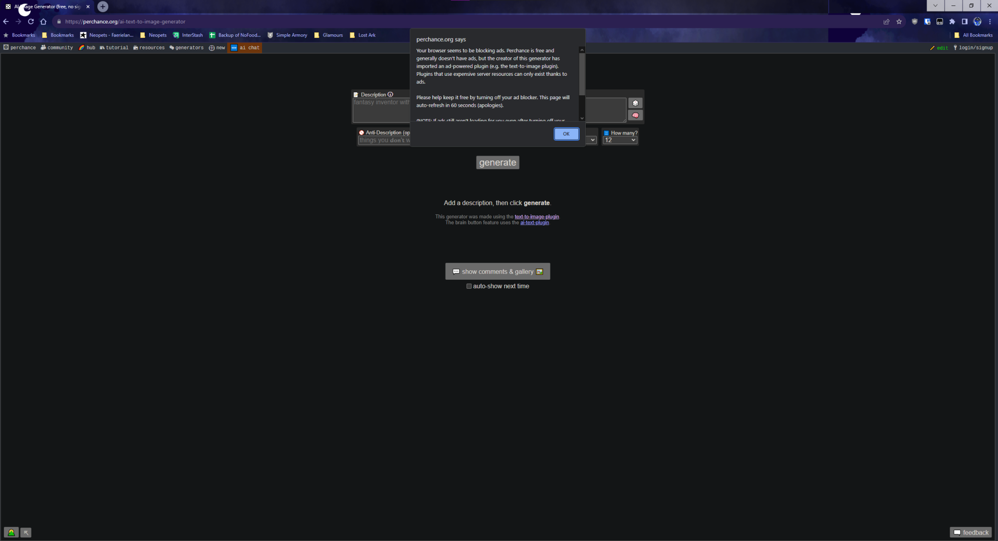 perchance.org · Issue #170313 · AdguardTeam/AdguardFilters · GitHub