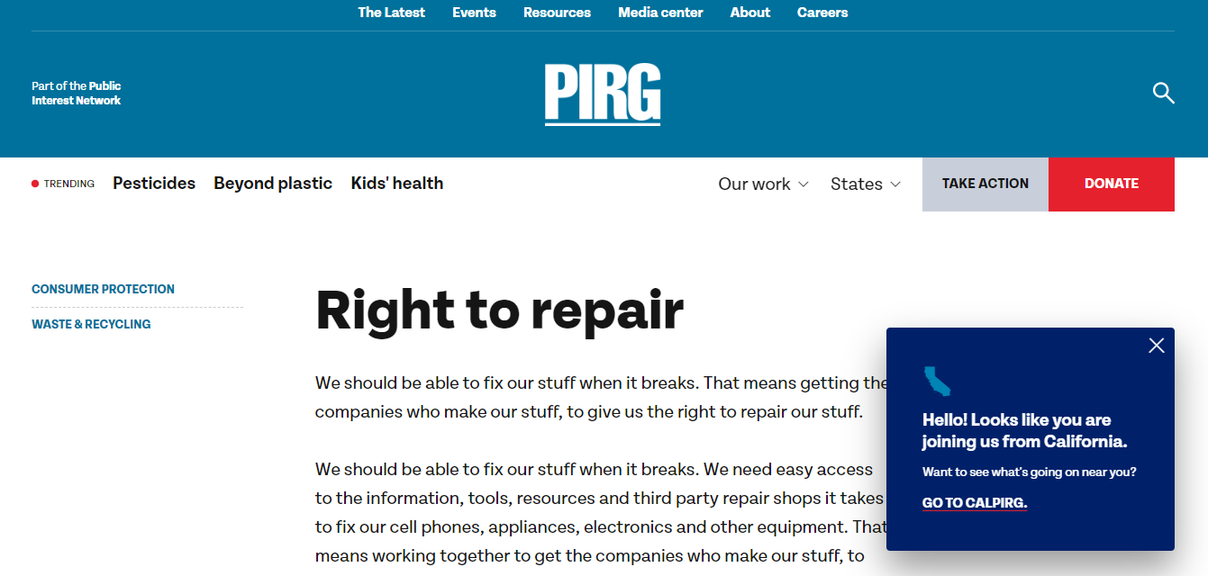 pirg.org · Issue #164811 · AdguardTeam/AdguardFilters · GitHub