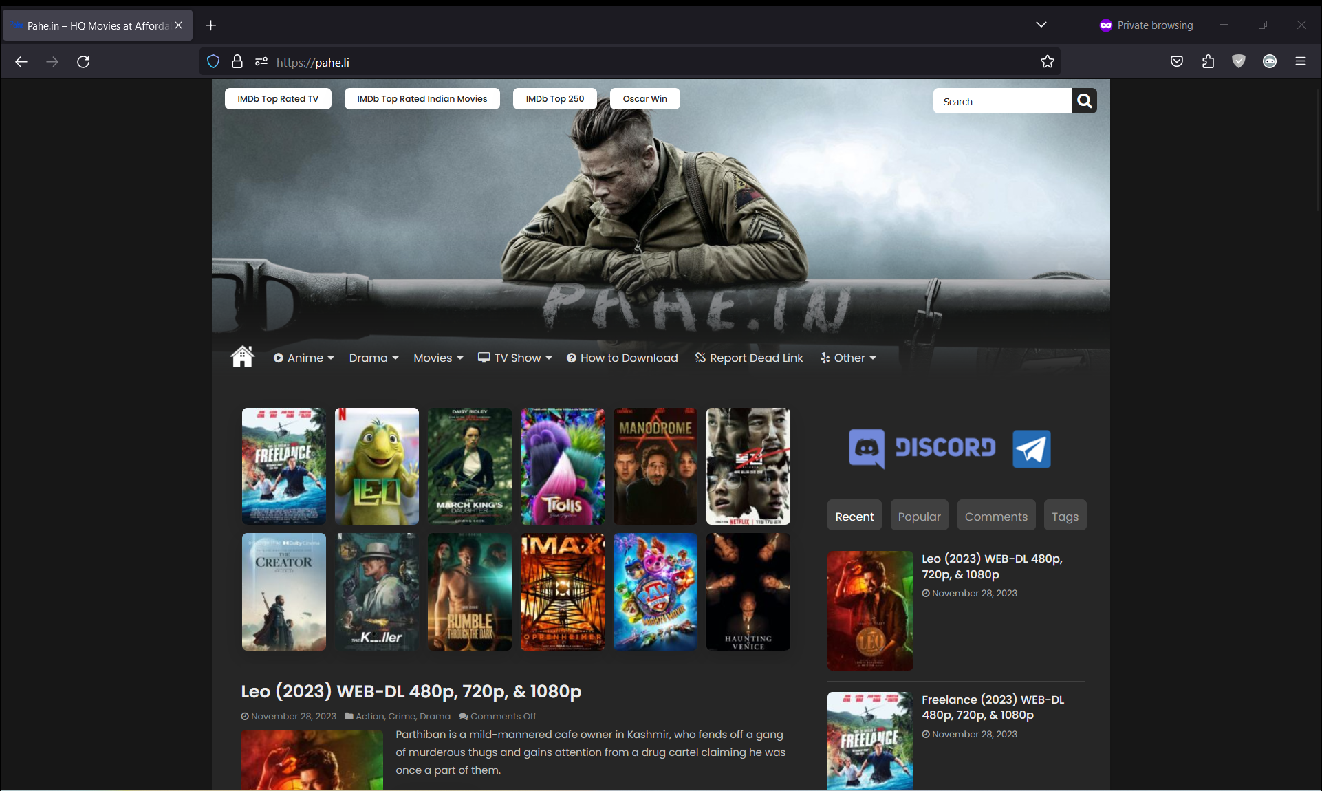 pahe.li · Issue #167420 · AdguardTeam/AdguardFilters · GitHub