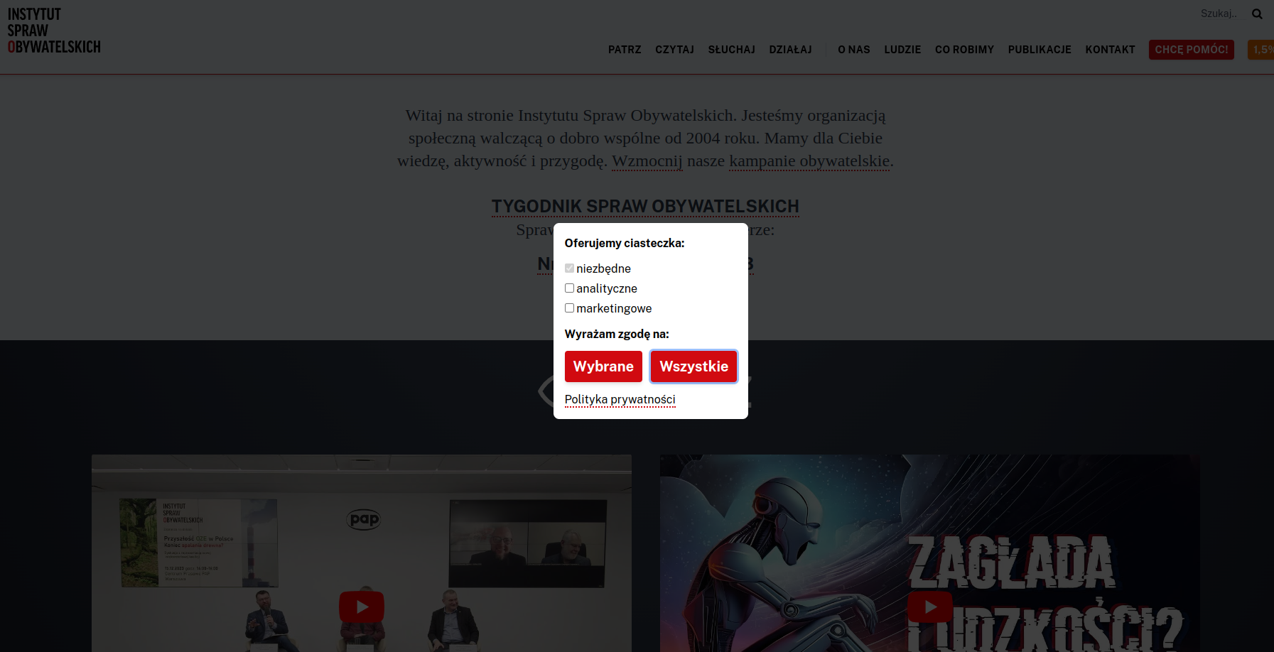 instytutsprawobywatelskich.pl · Issue #168943 · AdguardTeam/AdguardFilters · GitHub