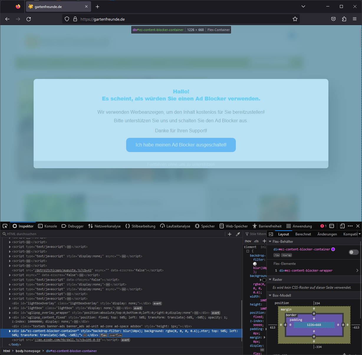 gartenfreunde.de · Issue #157415 · AdguardTeam/AdguardFilters · GitHub