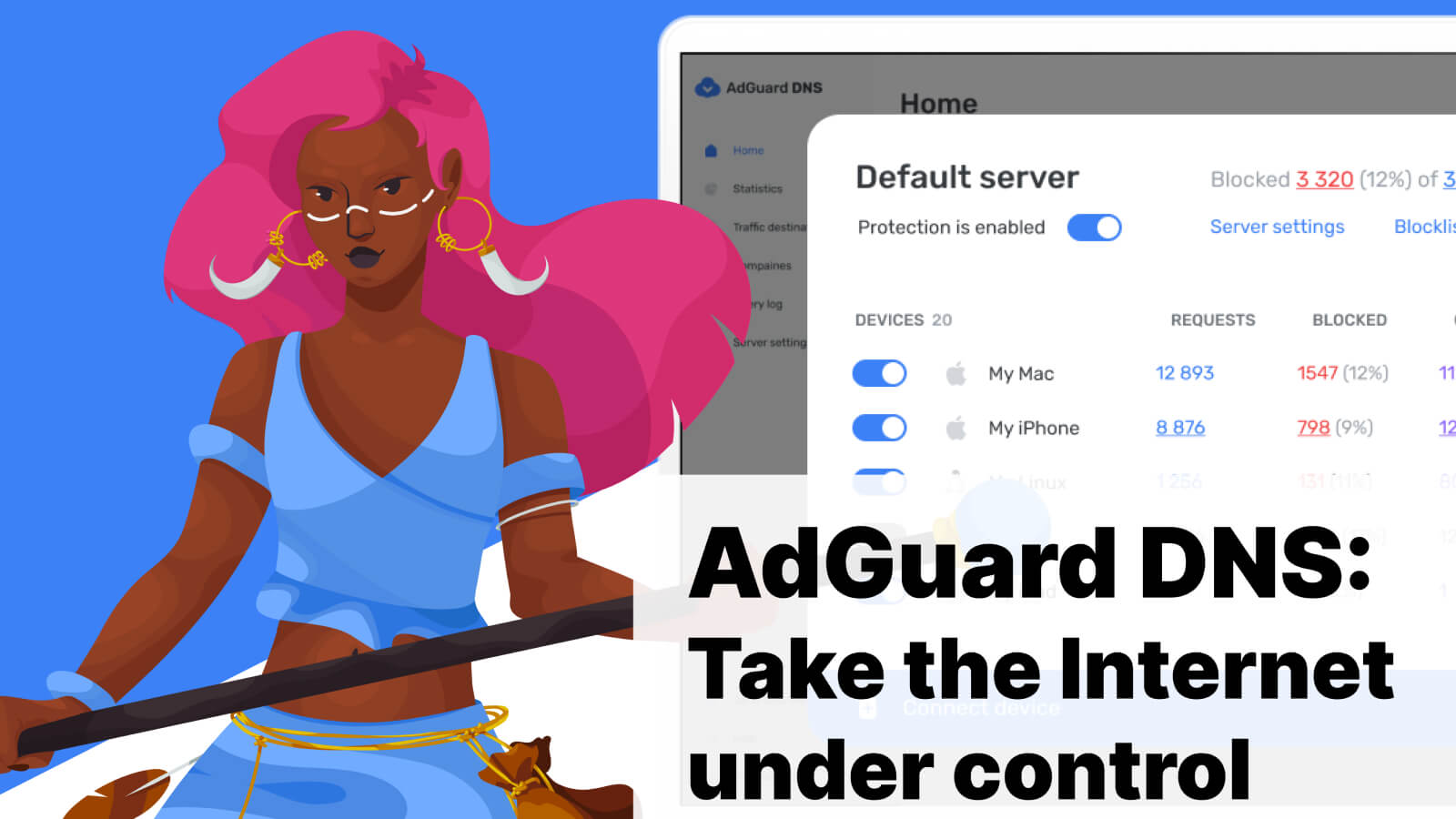 AdGuard DNS — ad-blocking DNS server